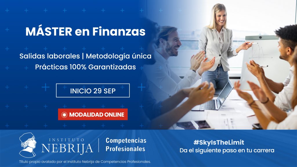 Máster en Finanzas Online - Título universitario Nebrija